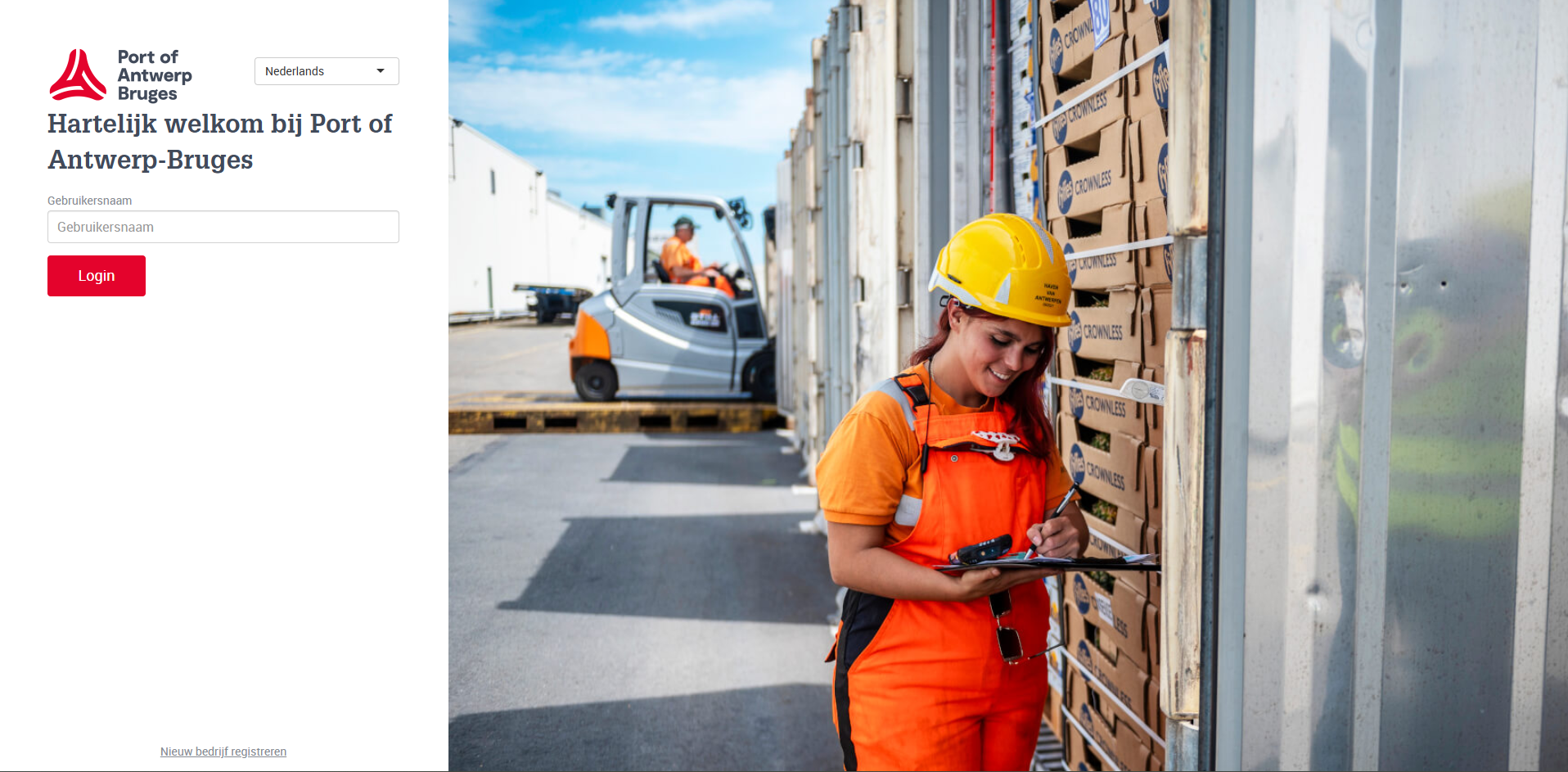 How to link your SCR account to My Port of Antwerp Bruges?